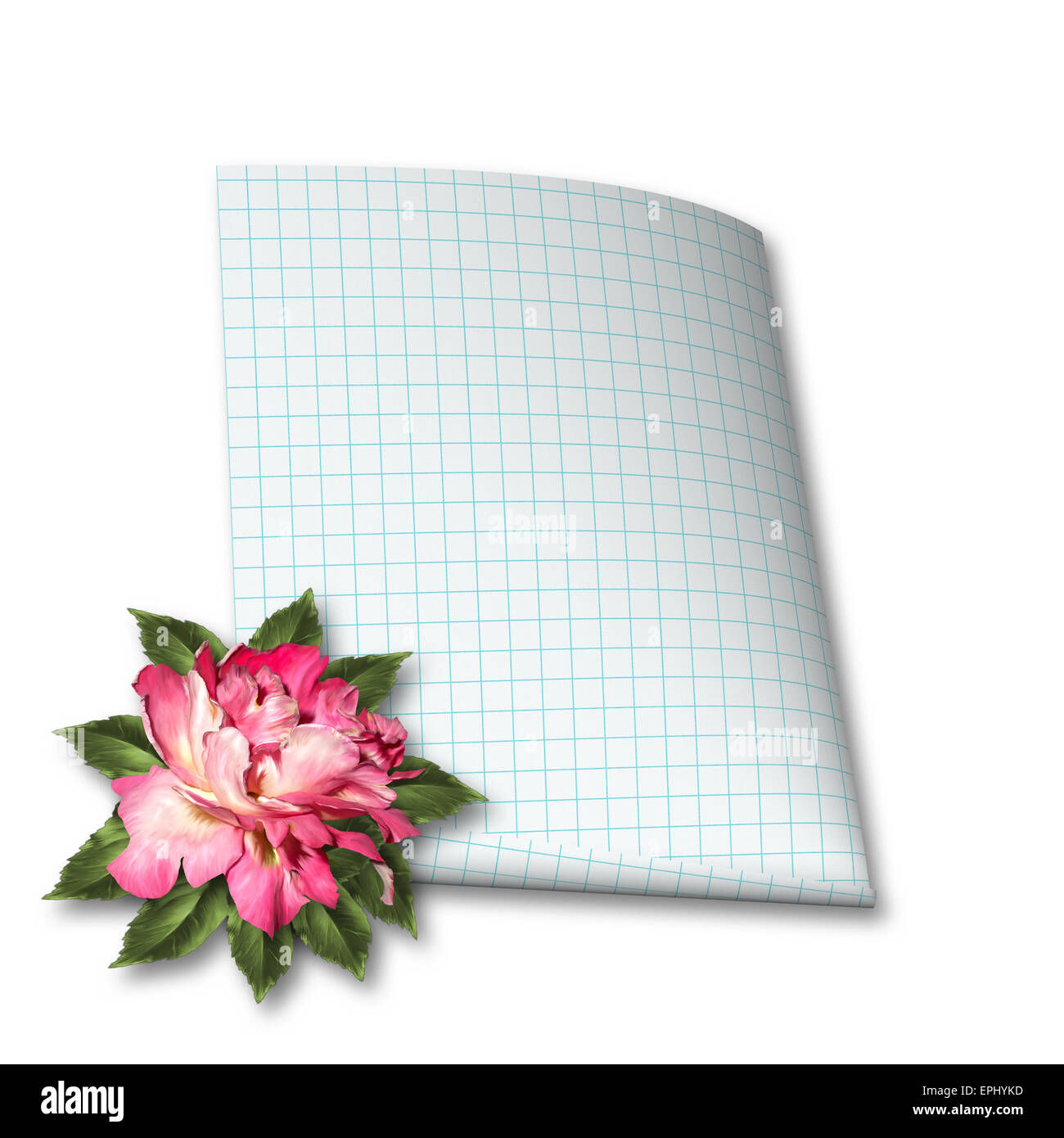 Sheet floral design hand drawing hi-res stock photography and images ...