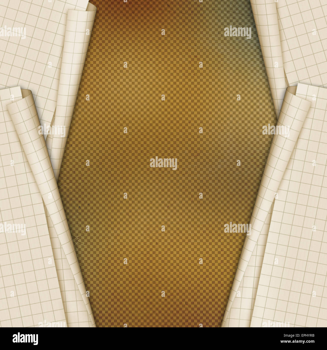 Sheets school notebook paper on the abstract background Stock Photo - Alamy