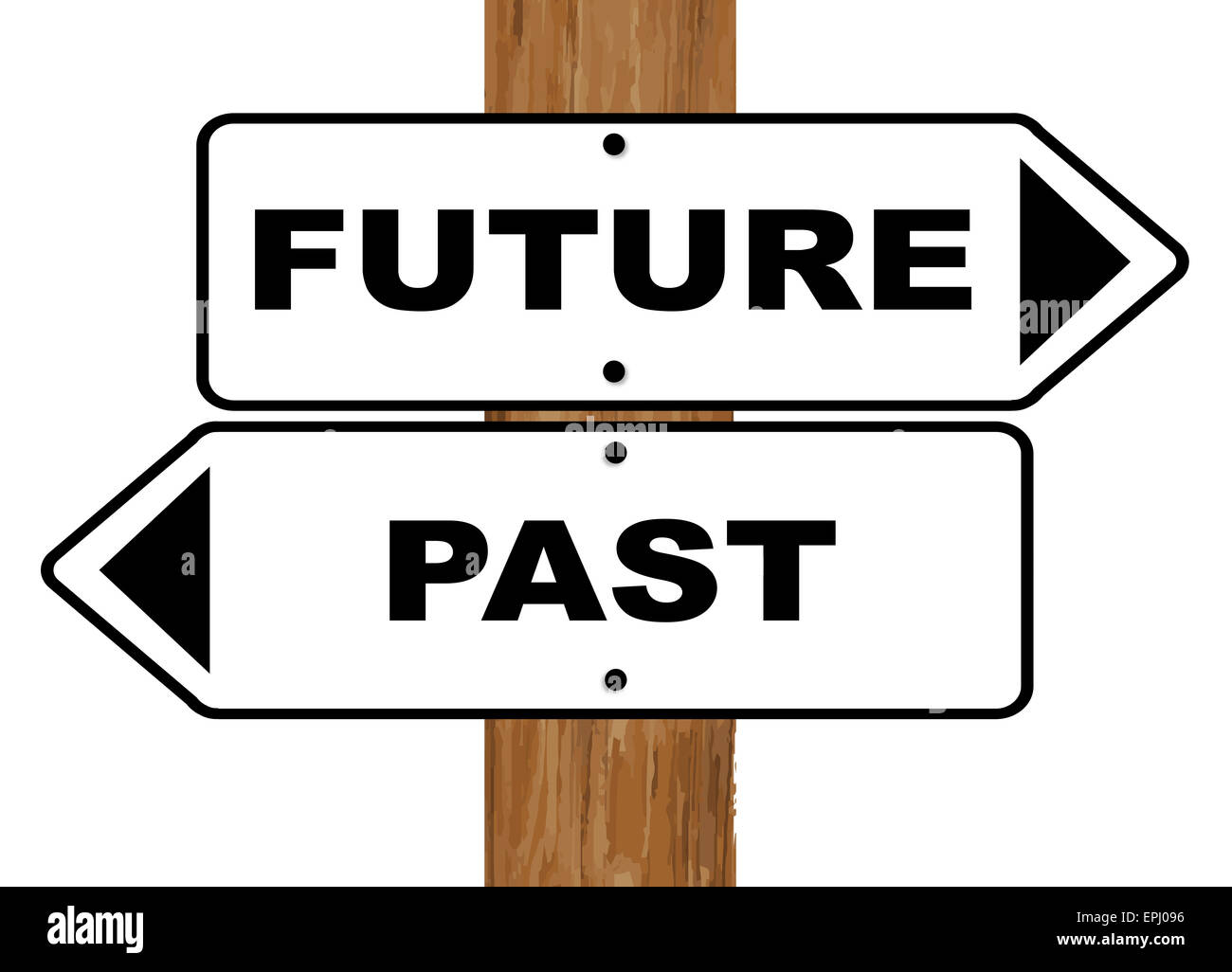 Future and past background hi-res stock photography and images - Alamy