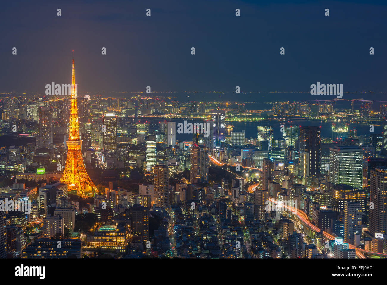Tokyo Megacity Panoramic High Resolution Stock Photography and Images ...