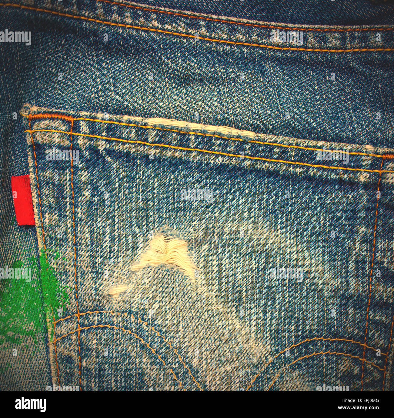Red jeans close up hi-res stock photography and images - Alamy