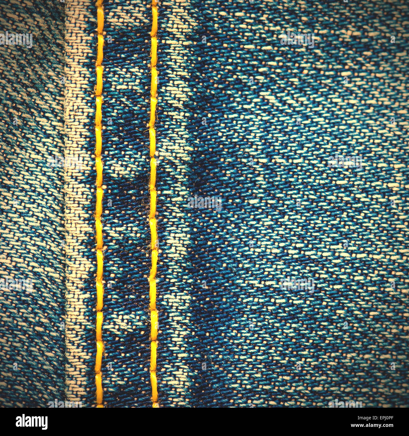 Denim fabric texture seams hi-res stock photography and images - Alamy