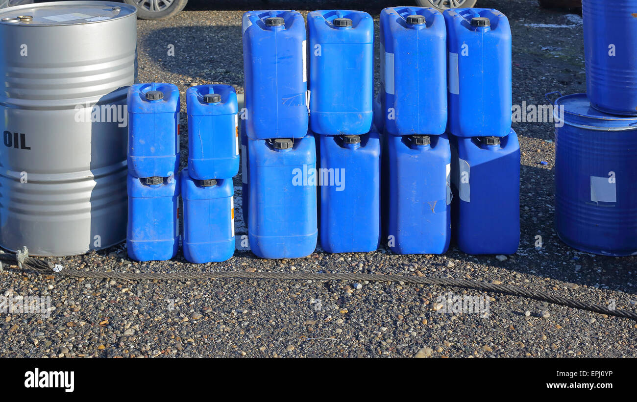 Plastic barrels hi-res stock photography and images - Alamy