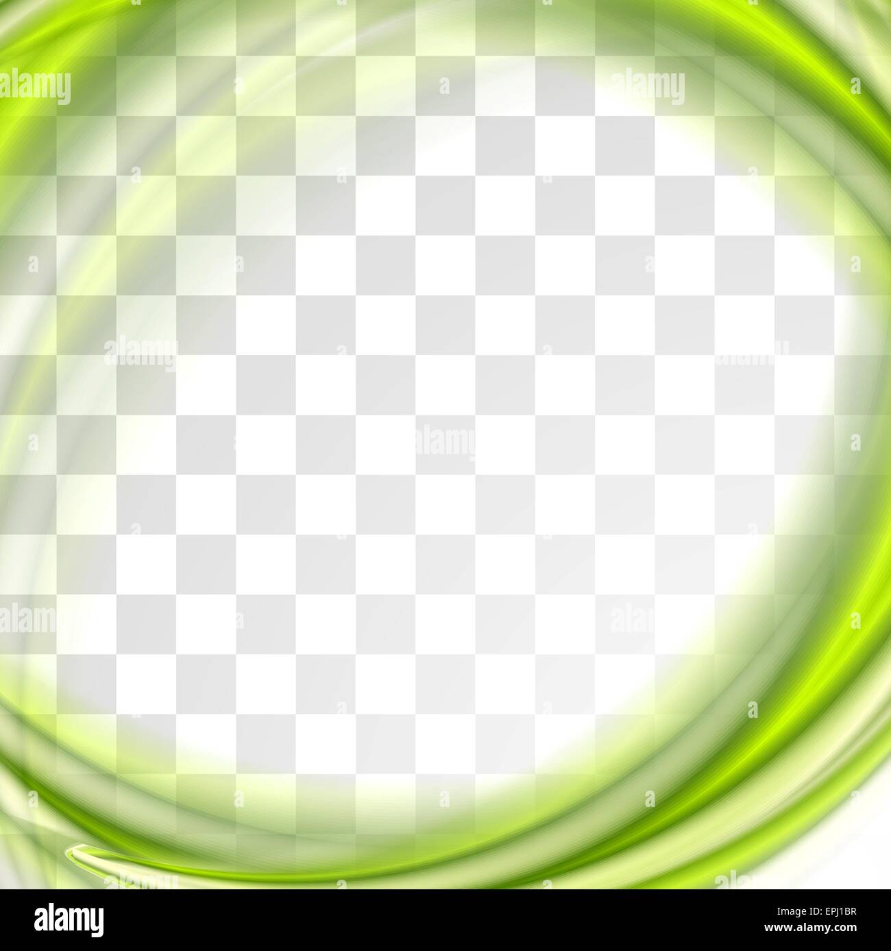 Abstract bright green waves design Stock Photo - Alamy
