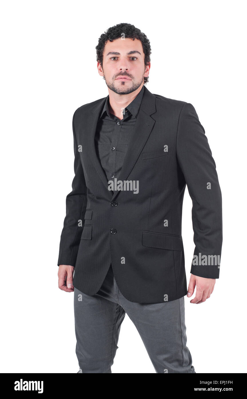 Young handsome male model poses hi-res stock photography and images - Alamy