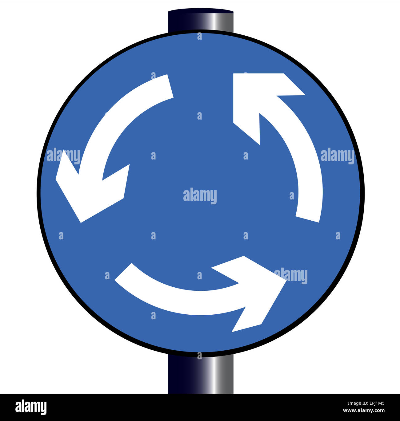 Blue traffic sign hi-res stock photography and images - Alamy