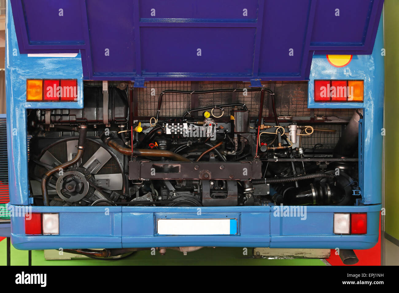 Bus engine hi-res stock photography and images - Alamy