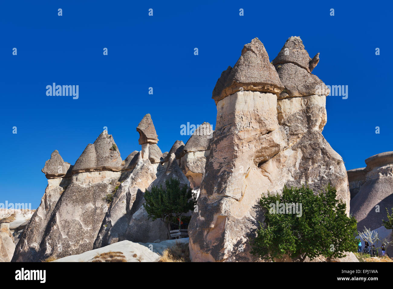 Rock formations in Cappadocia Turkey Stock Photo - Alamy