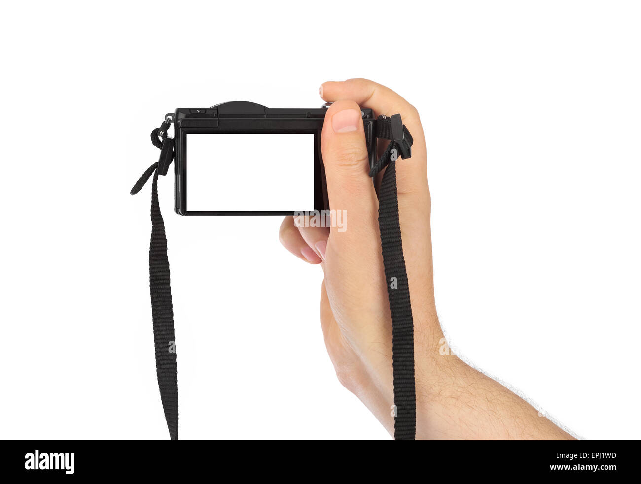 Camera in hand hi-res stock photography and images - Alamy