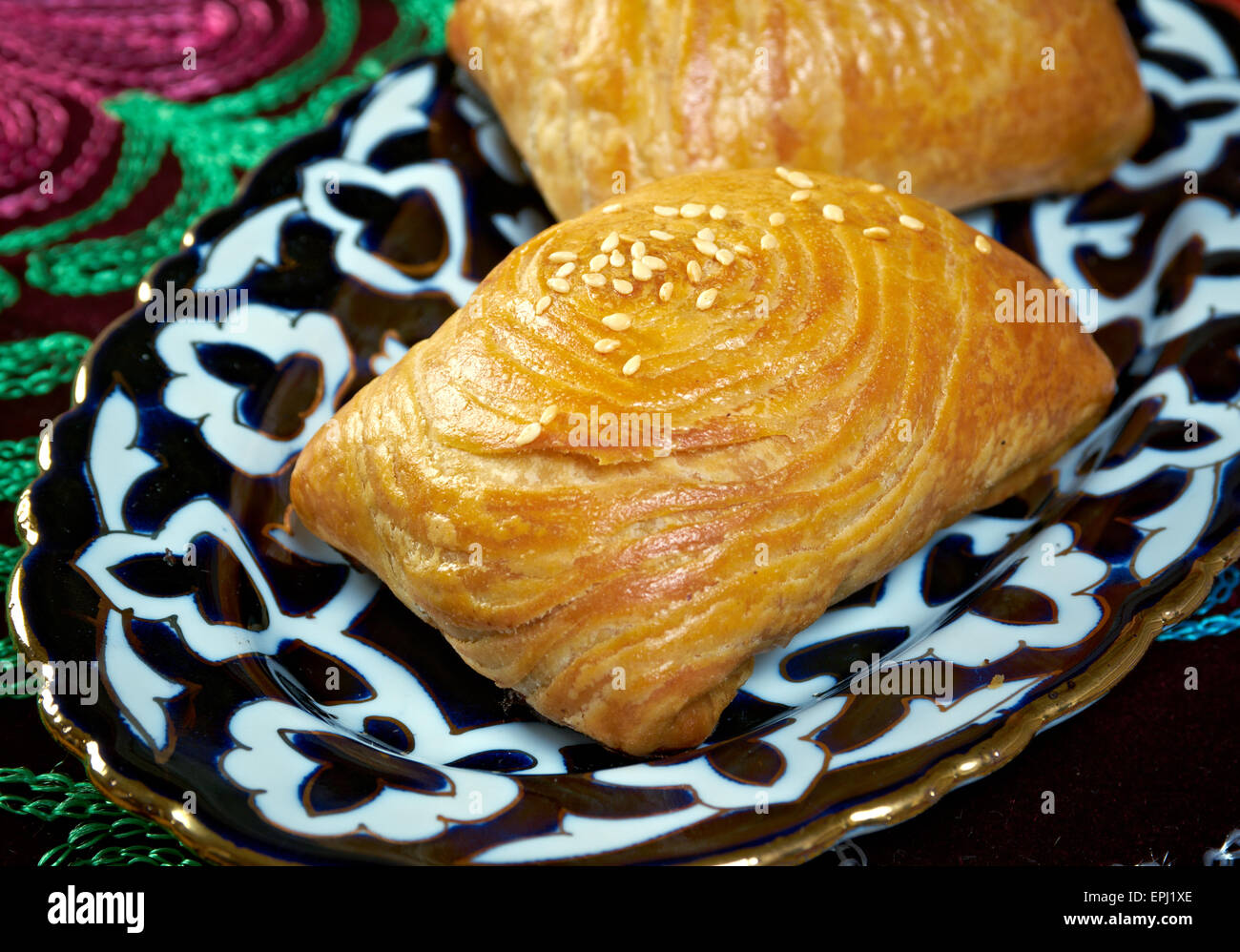 traditional eastern food samsa Stock Photo - Alamy