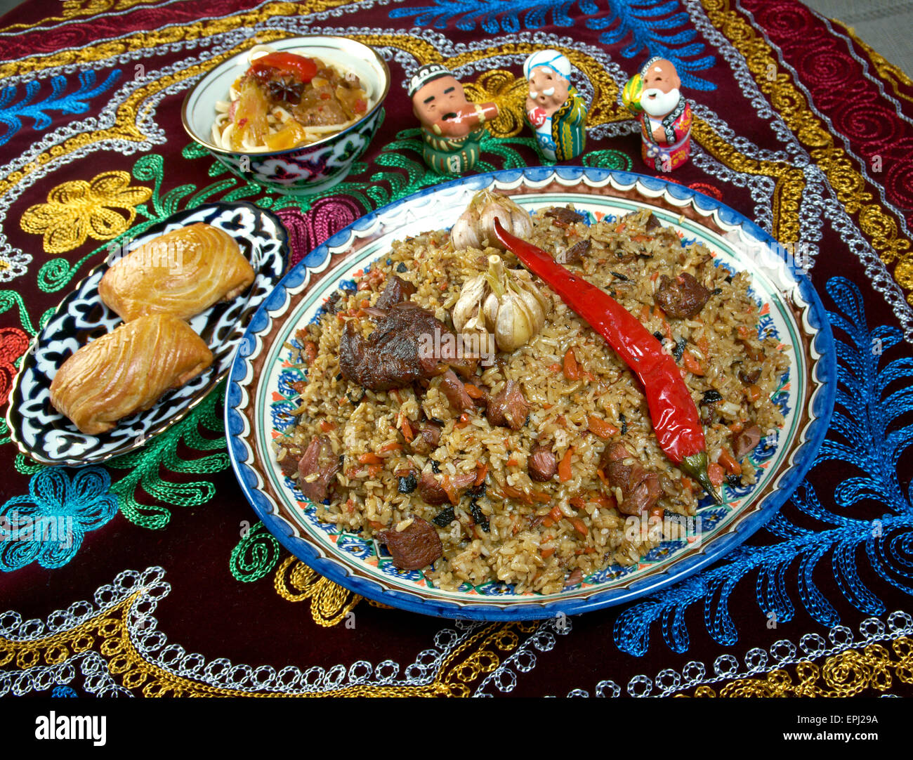 Oriental pilaf Stock Photo - Alamy