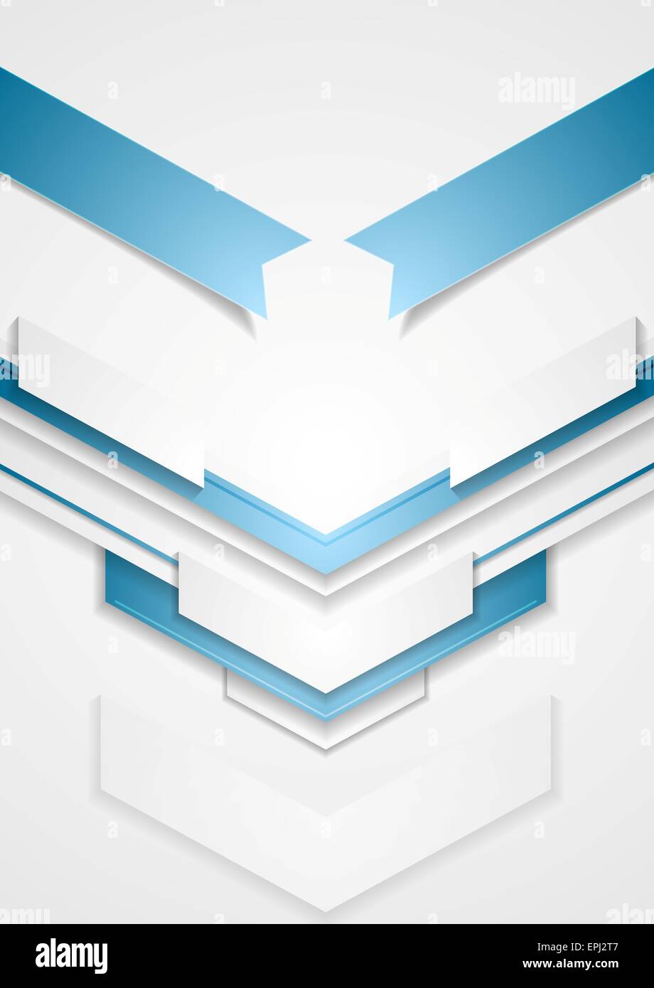 Blue abstract arrows hi-res stock photography and images - Alamy