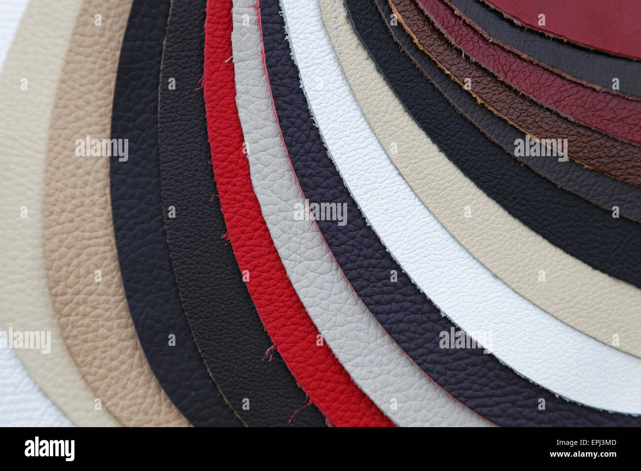 Leather swatch hi-res stock photography and images - Alamy