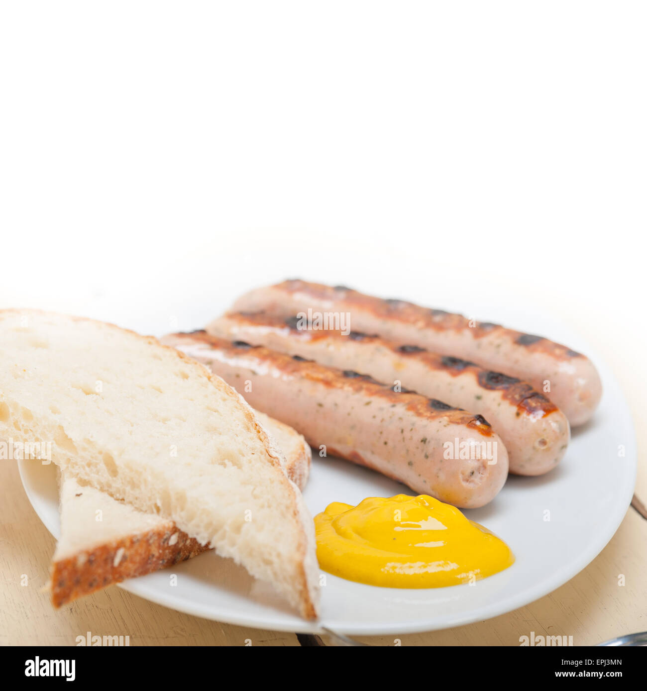 traditional German wurstel sausages Stock Photo - Alamy