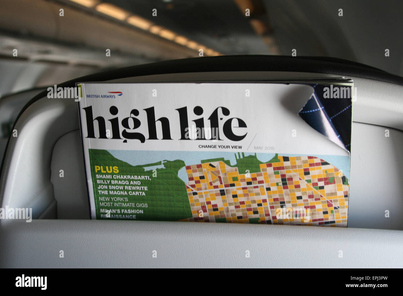 HIGH LIFE MAGAZINE IN FLIGHT BRITISH AIRWAYS Stock Photo - Alamy