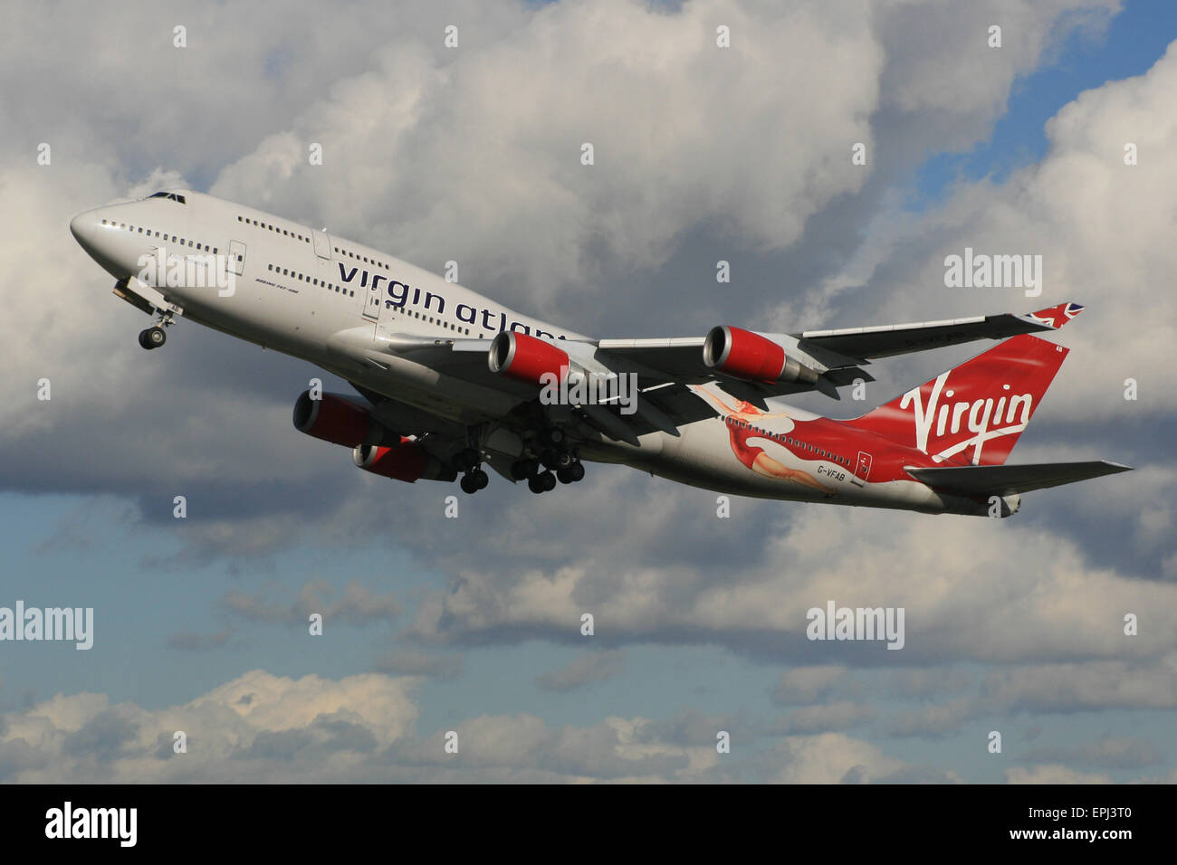 Virgin plane 747 hi-res stock photography and images - Alamy