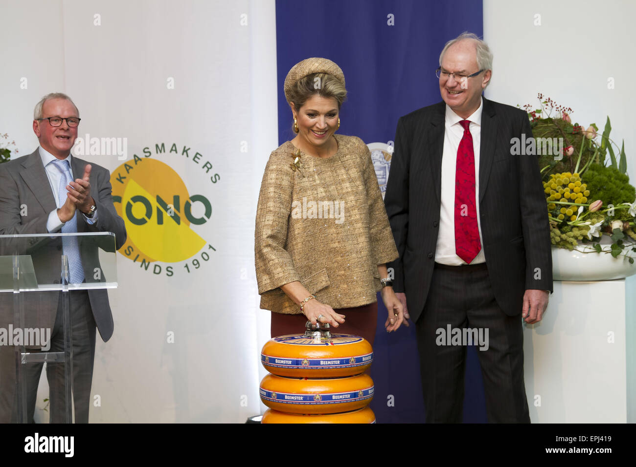 Queen Maxima attends the opening of a new building for CONO ...