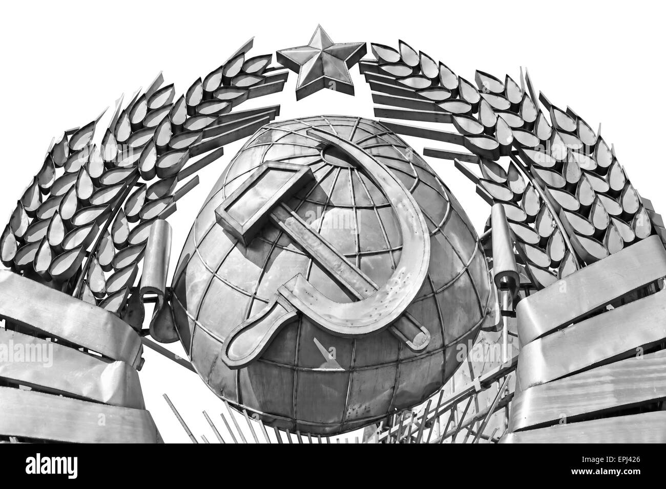 Nostalgia for the soviet union Black and White Stock Photos & Images ...