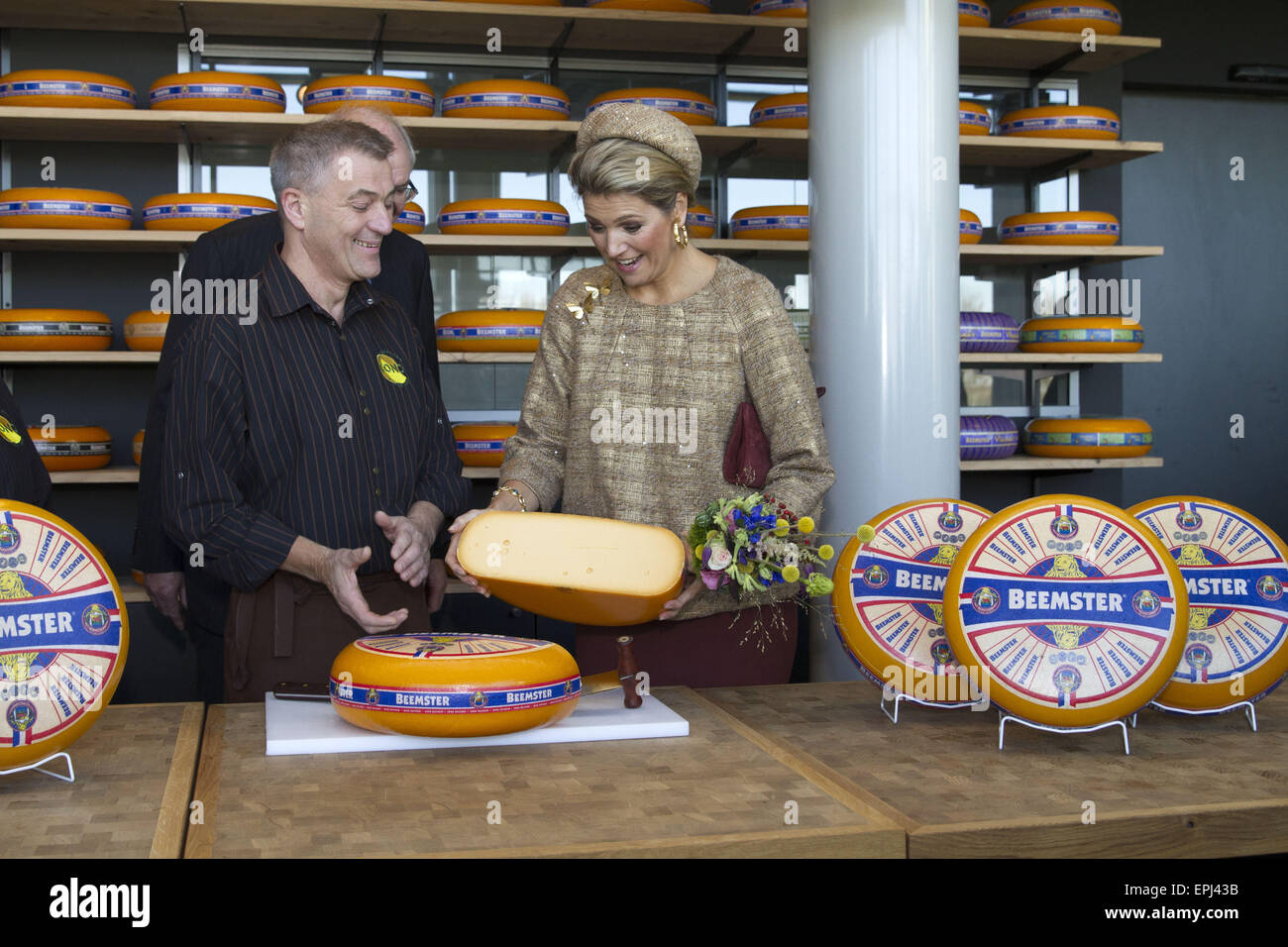Queen Maxima attends the opening of a new building for CONO ...