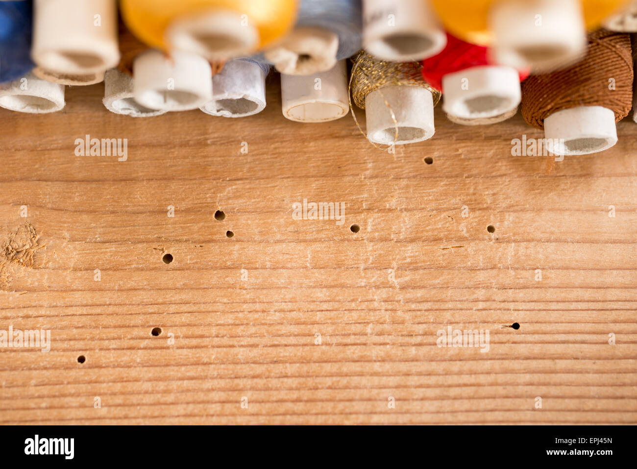 Wooden desk table hi-res stock photography and images - Alamy