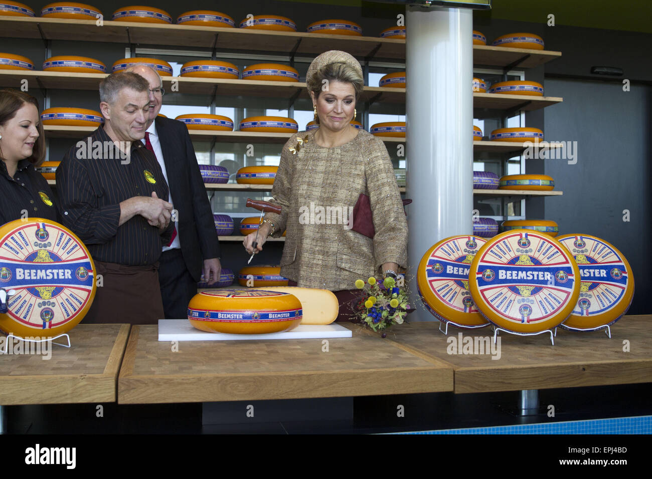 Queen Maxima attends the opening of a new building for CONO ...