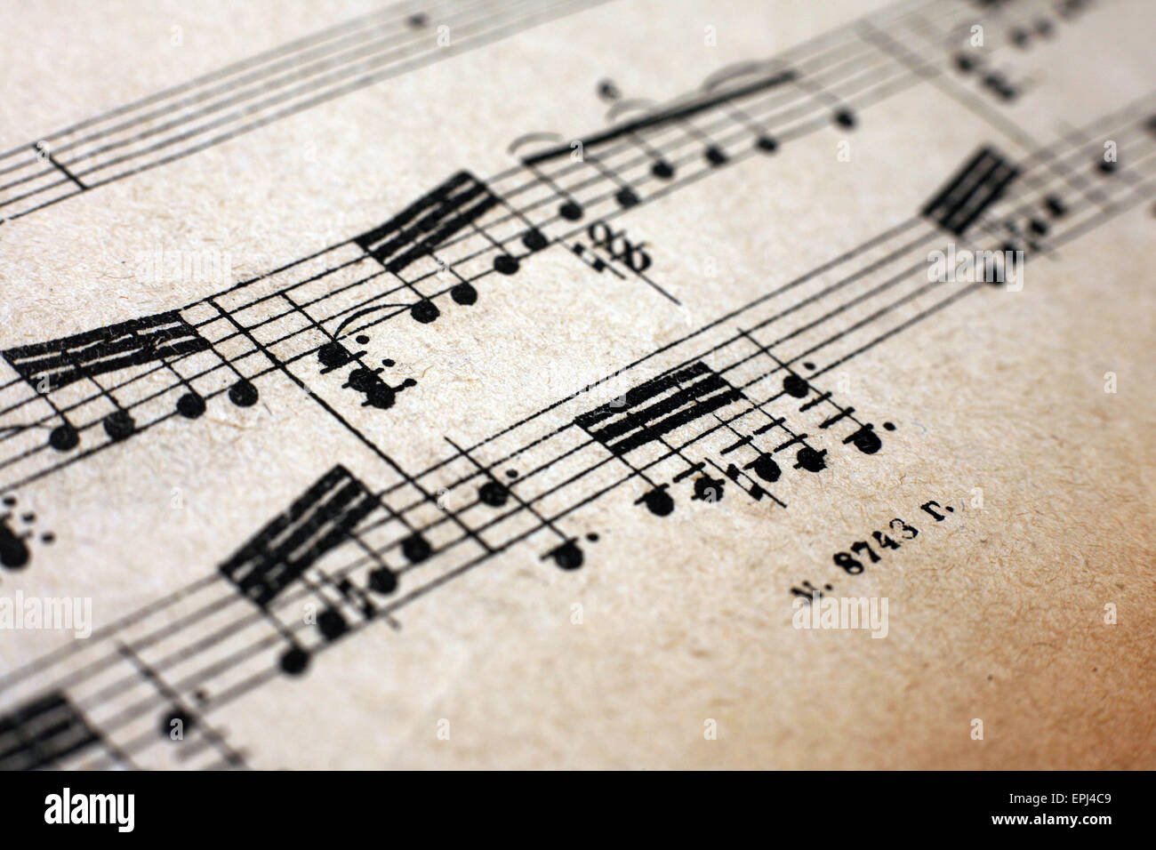Music notes border musical background hi-res stock photography and ...