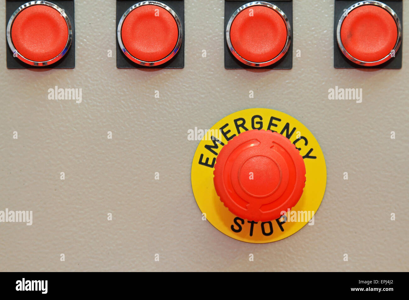 Emergency stop buttons hi-res stock photography and images - Alamy