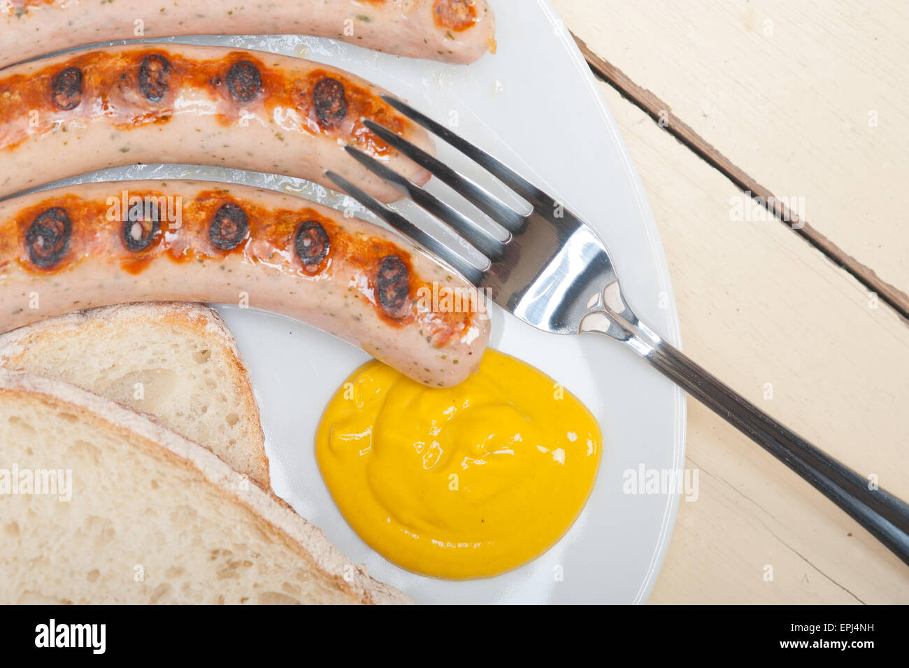 traditional German wurstel sausages Stock Photo - Alamy