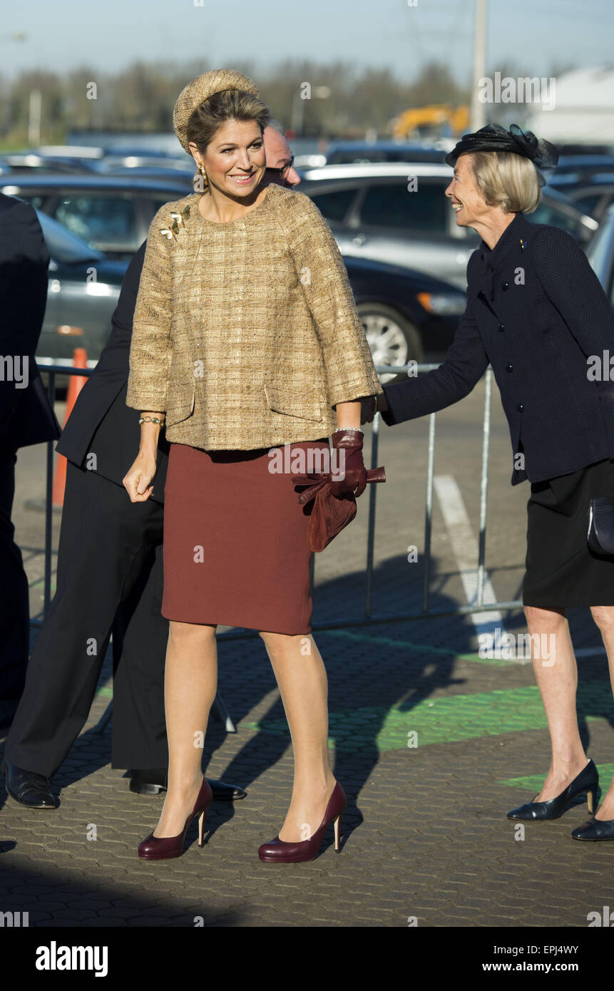 Queen Maxima attends the opening of a new building for CONO ...