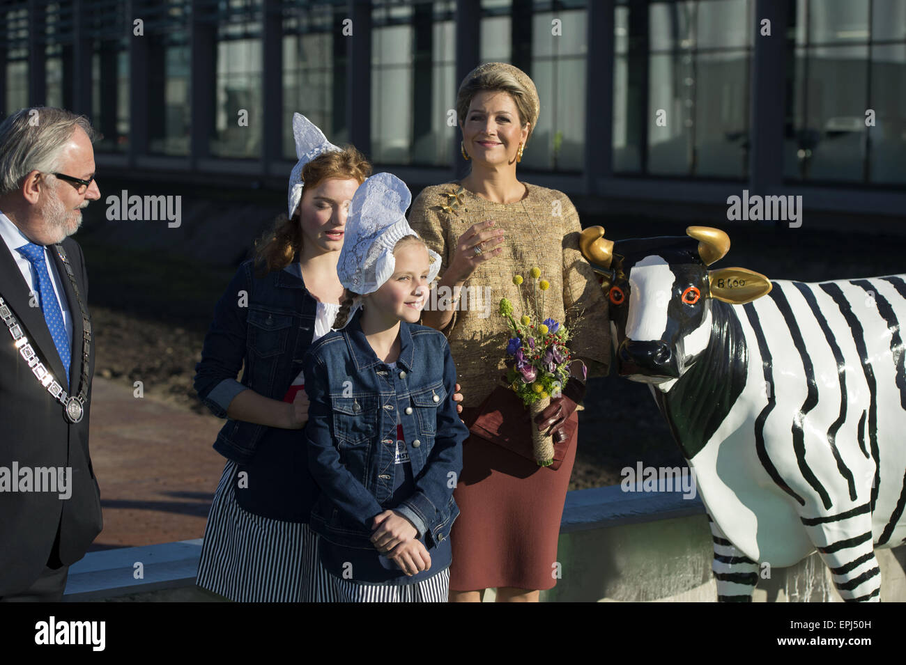 Queen Maxima attends the opening of a new building for CONO ...