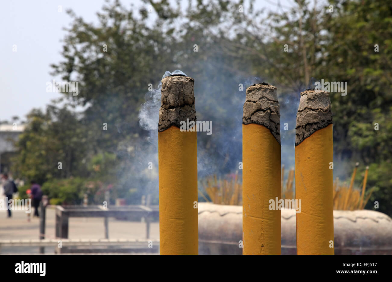 Incense smoke hi-res stock photography and images - Alamy