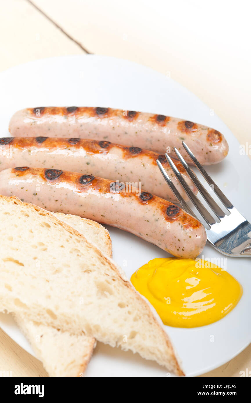 traditional German wurstel sausages Stock Photo - Alamy