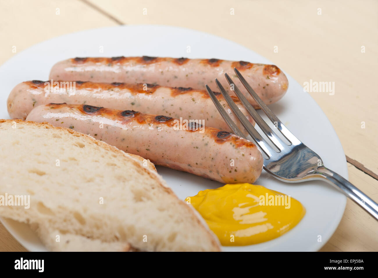 traditional German wurstel sausages Stock Photo - Alamy