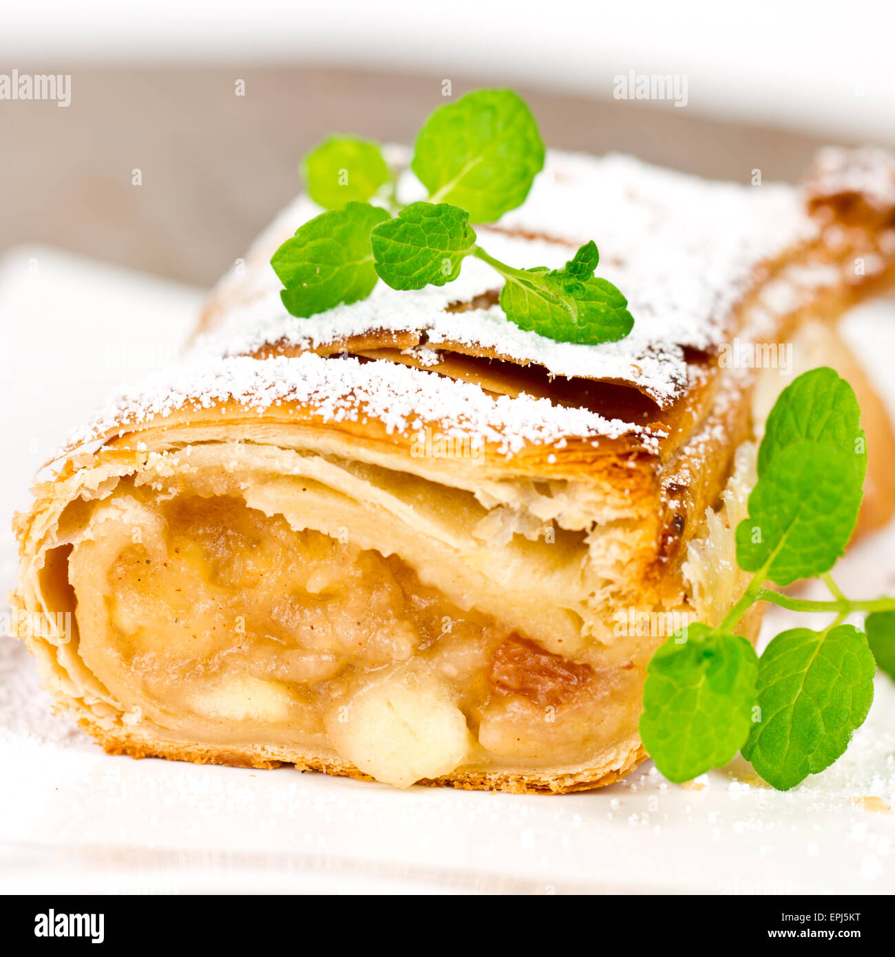 Warm strudel hi-res stock photography and images - Alamy