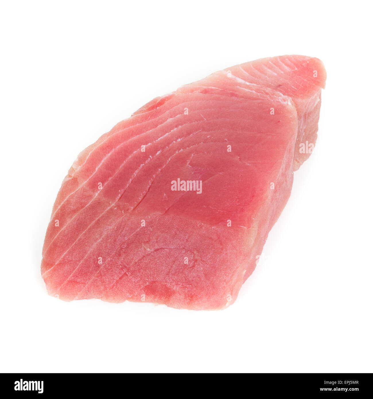 Food raw tuna steak Cut Out Stock Images & Pictures - Alamy
