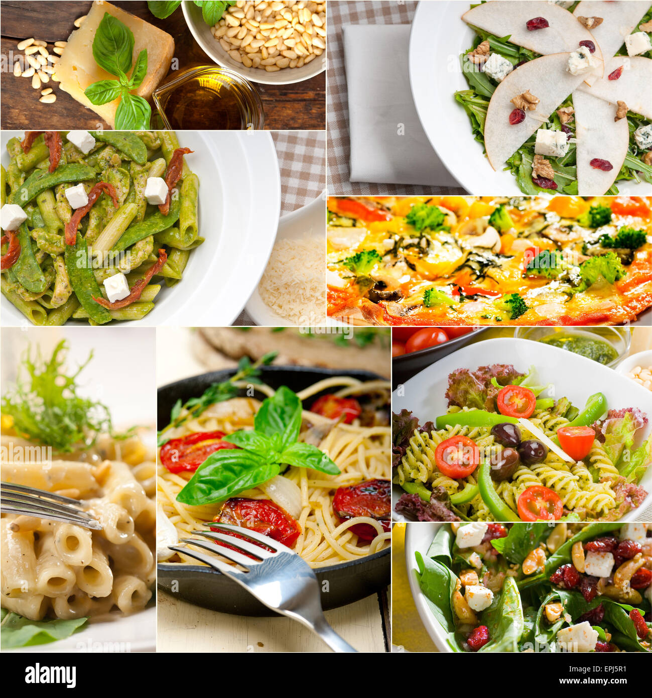 Food collage hi-res stock photography and images - Alamy
