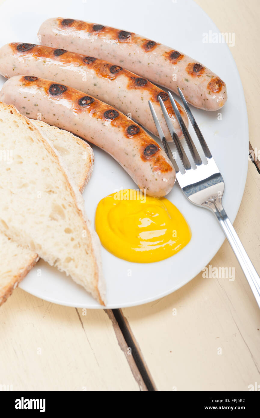 traditional German wurstel sausages Stock Photo - Alamy