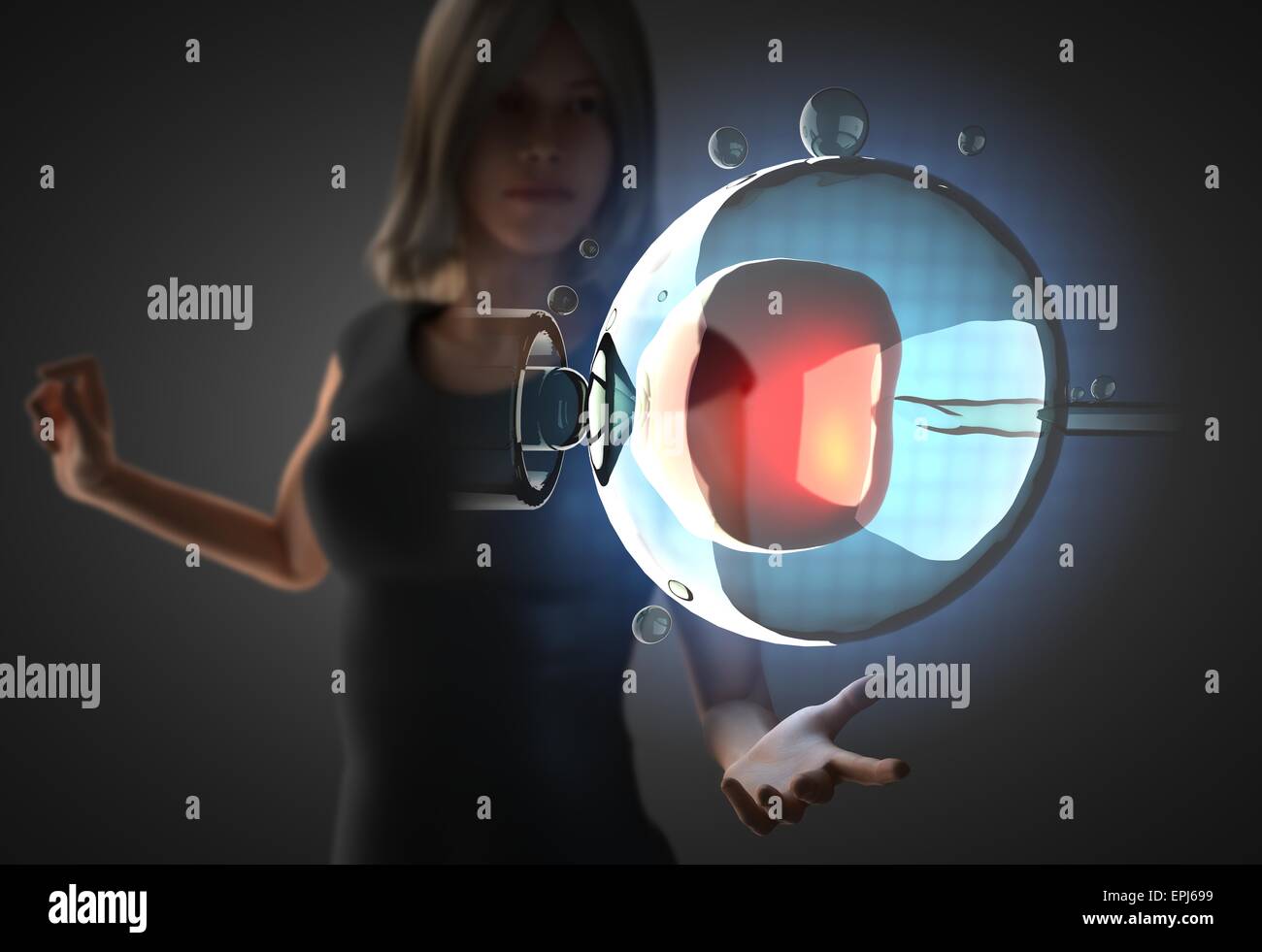 Clone cloning woman hi-res stock photography and images - Alamy