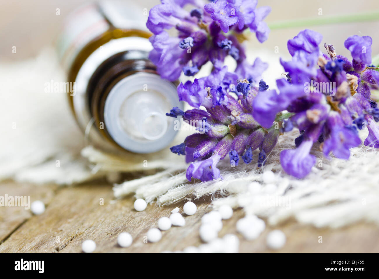 Homeopathy globules flower hi-res stock photography and images - Alamy