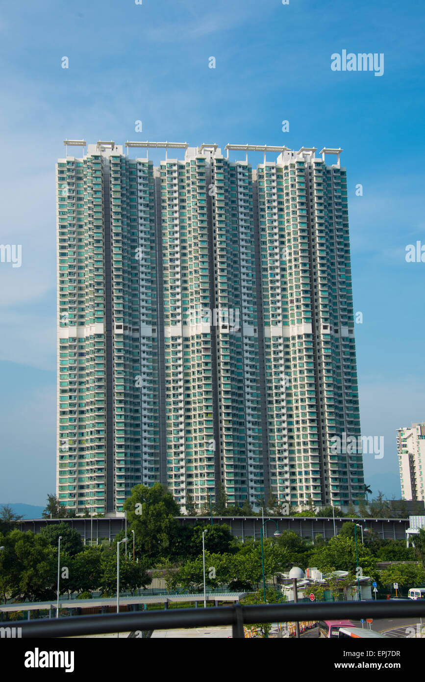 Hign density residential building in Hong Kong Stock Photo - Alamy