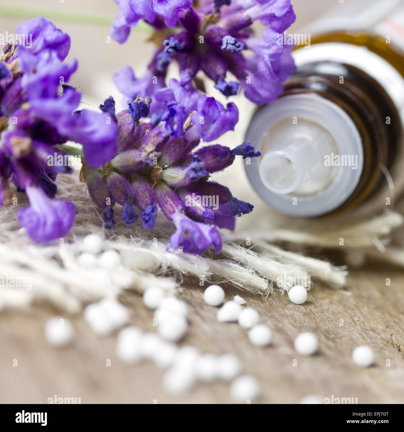 Homeopathy globules flower hi-res stock photography and images - Alamy