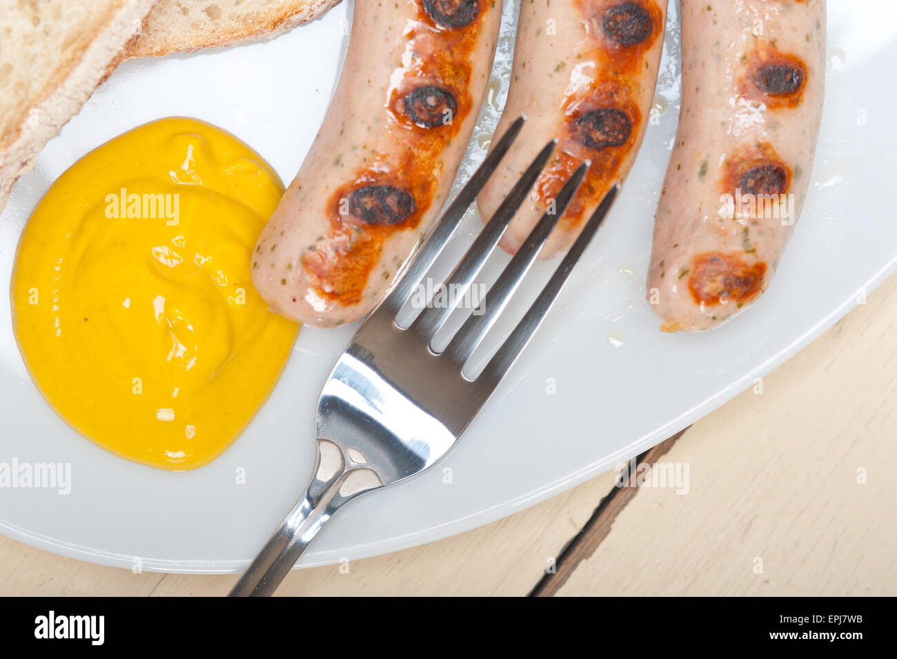 traditional German wurstel sausages Stock Photo - Alamy