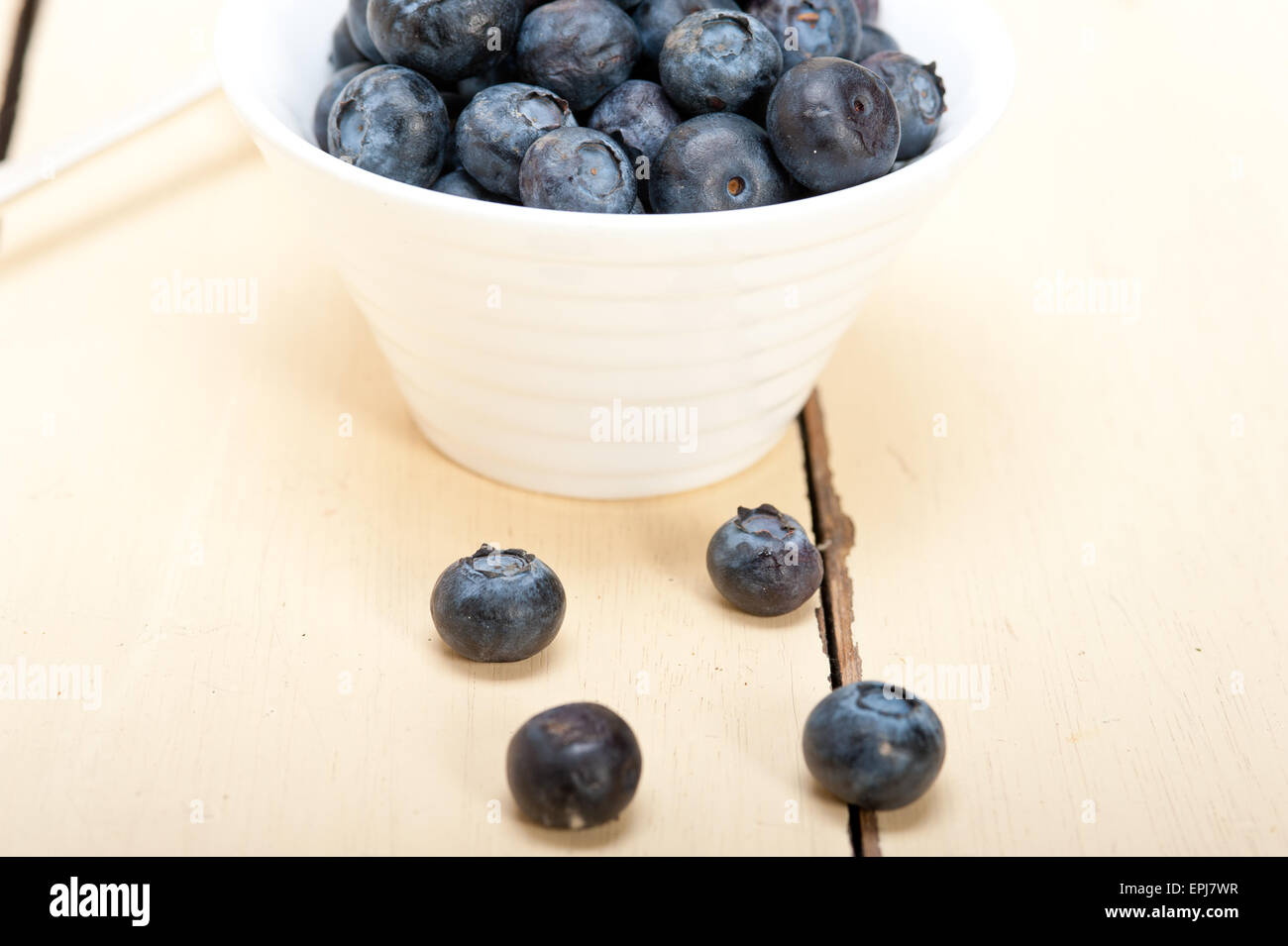 fresh blueberry bowl Stock Photo - Alamy