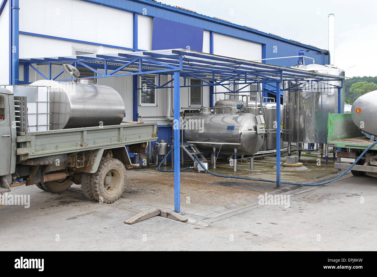 Milk factory exterior hi-res stock photography and images - Alamy