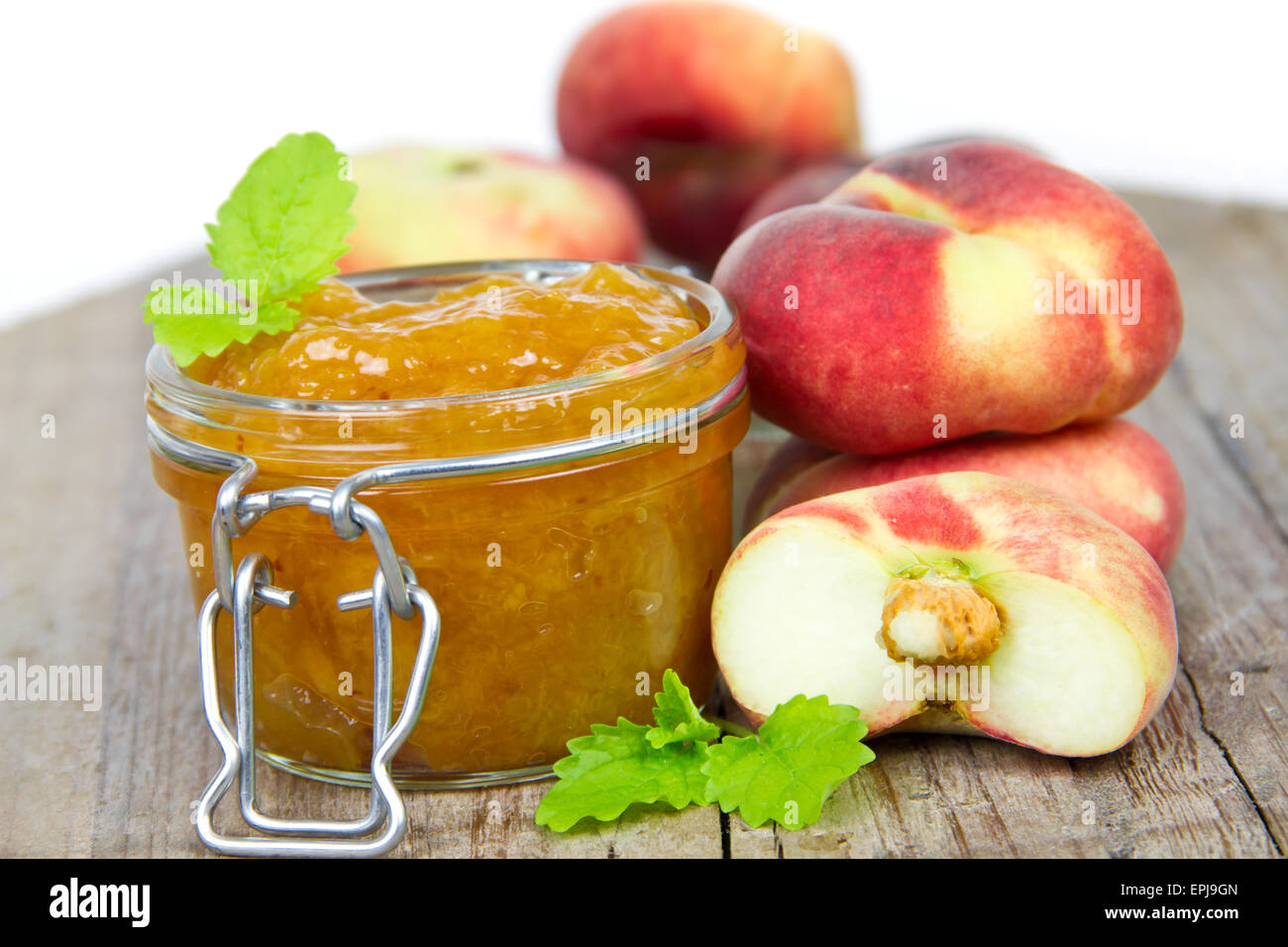 Peach jam jar hi-res stock photography and images - Alamy