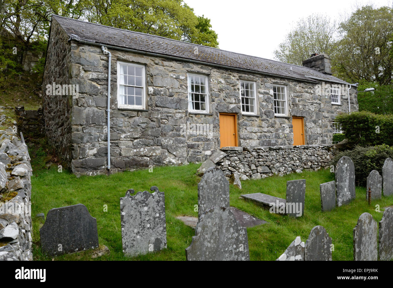 Salem chapel Cefn Cymerau Llanbedr Gwynedd Wales Cymru Stock Photo - Alamy