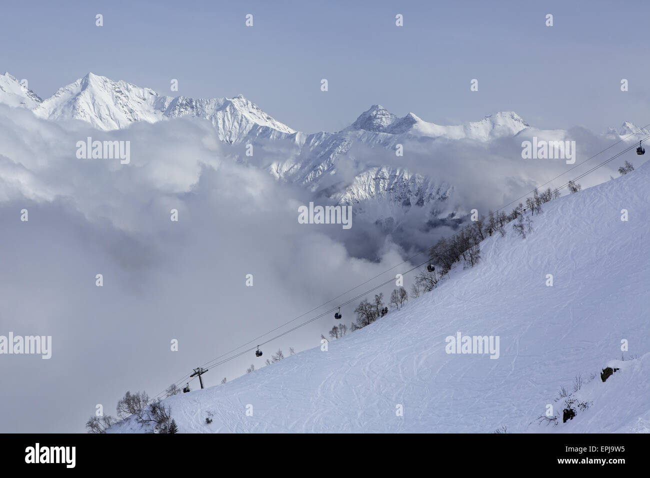 Rosa Khutor Alpine Ski Resort Stock Photo - Alamy