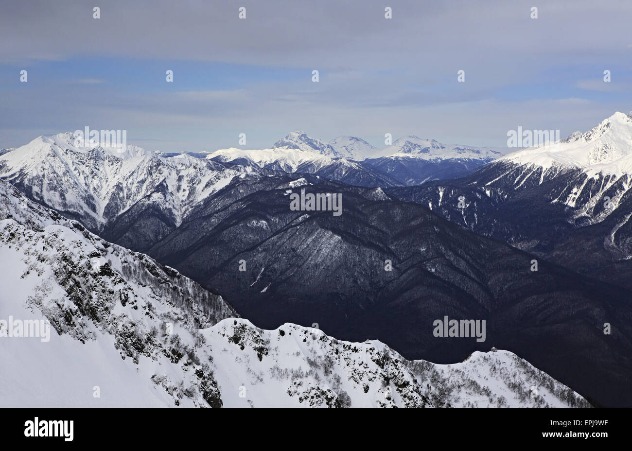 Rosa Khutor Alpine Ski Resort Stock Photo - Alamy