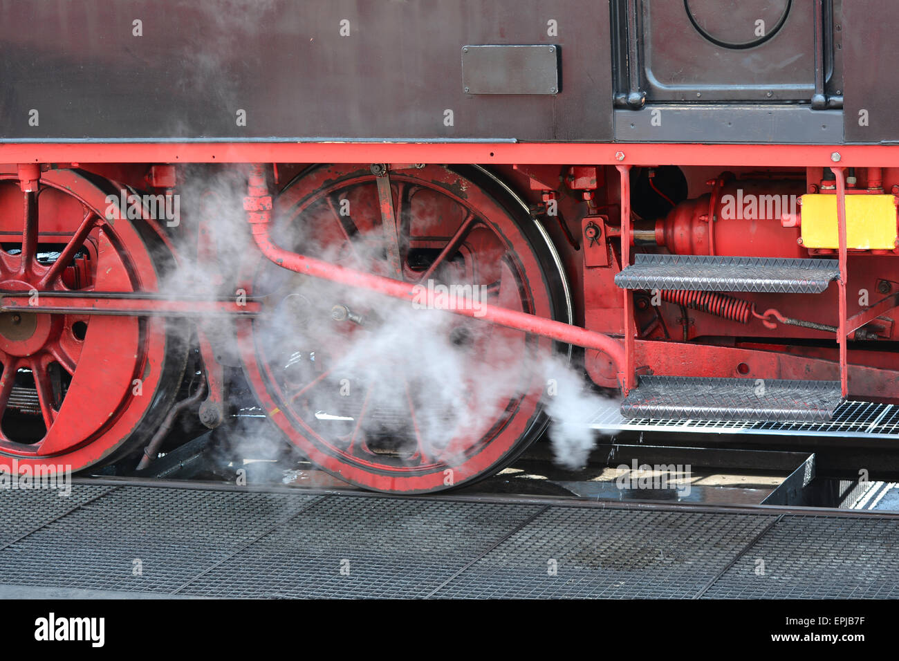 Steam train arrival hi-res stock photography and images - Alamy