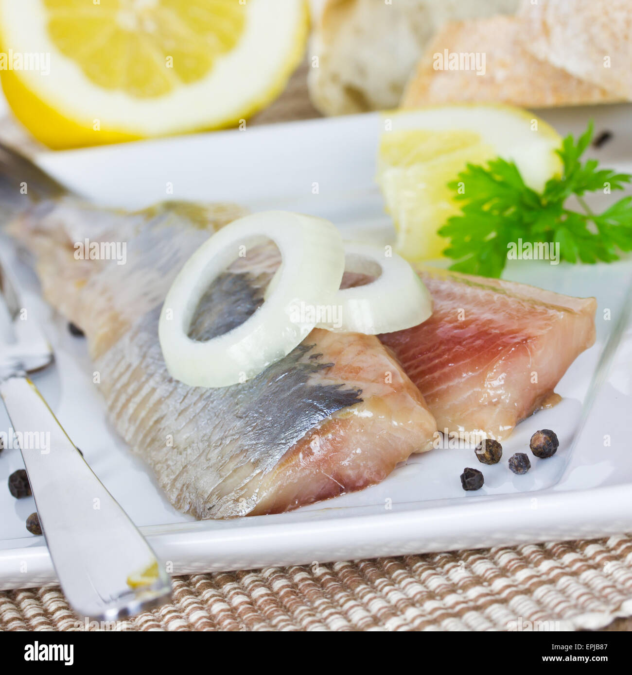 Hering filet hi-res stock photography and images - Alamy